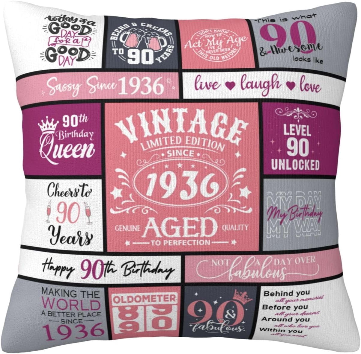 90th Birthday Gifts for Women/Mom, 90th Birthday Decorations for Women ...