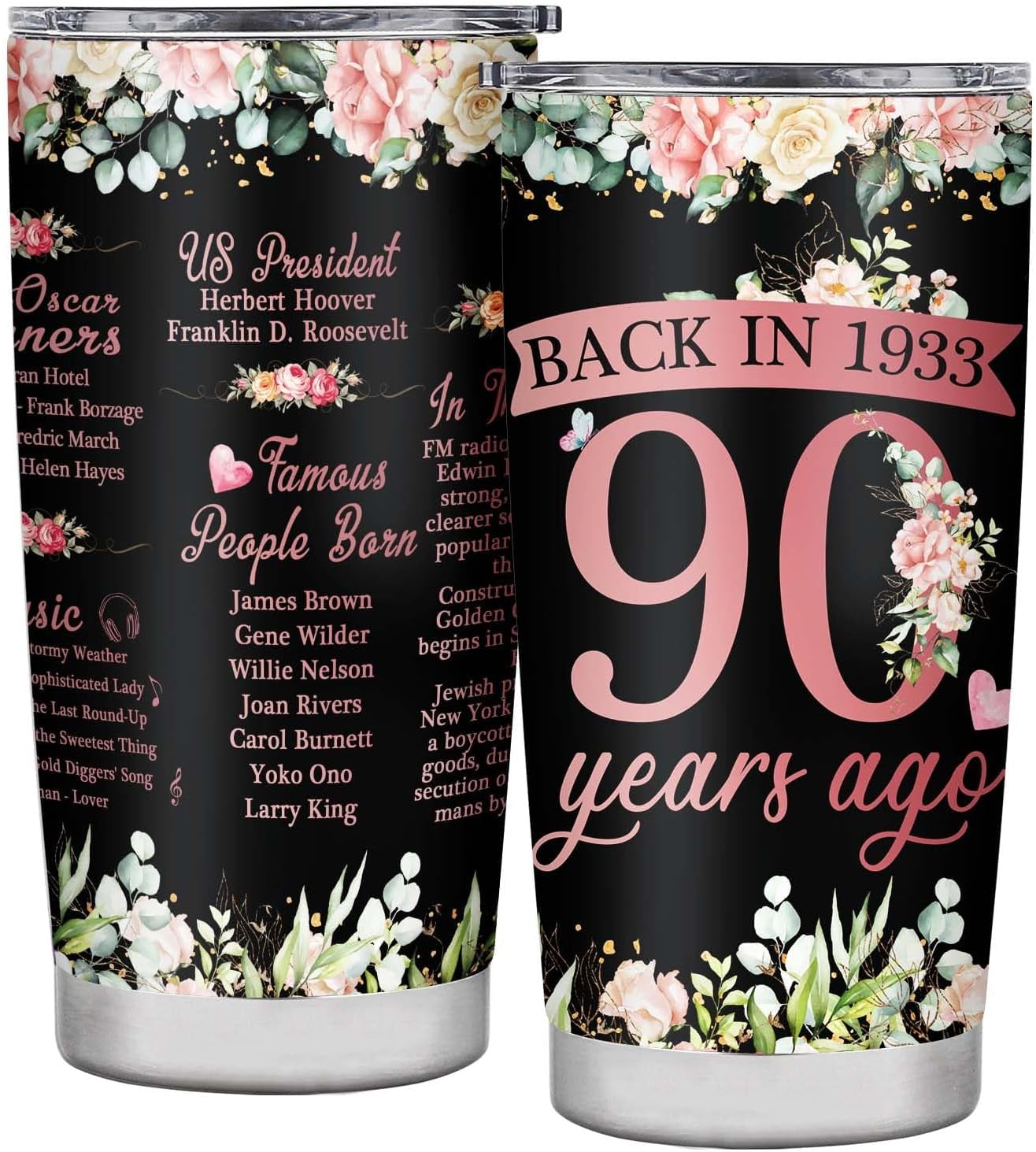 90th Birthday Gifts for Women Tumbler,90th Birthday Gifts Ideas,90th ... 90th Birthday Gifts for Women Tumbler,90th Birthday Gifts Ideas,90th ...