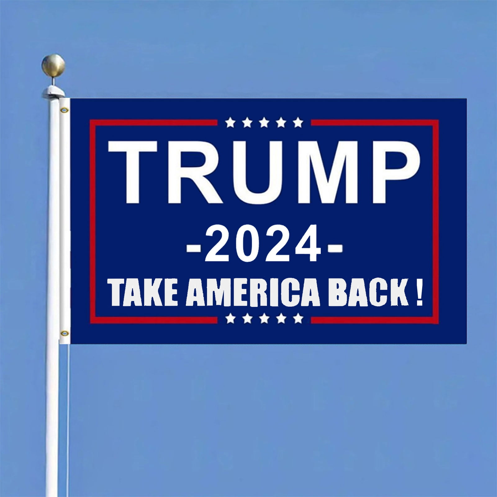 90x150cm Trump 2024 Flag Keep America Great Trump Flag Large Neatly ...