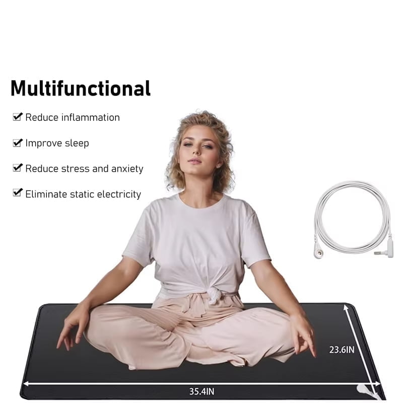90x60cm Grounding Mat for Improving Sleep Grounding Pad Health With ...