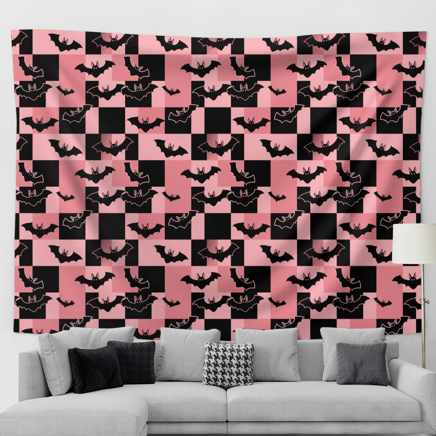 90x70 Inch Rectangle Wall Tapestry for Indoor & Outdoor, Living Room ...