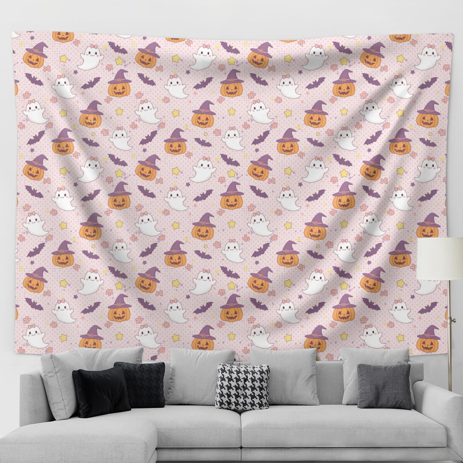 90x70 Inch Rectangle Wall Tapestry for Indoor & Outdoor, Living Room ...