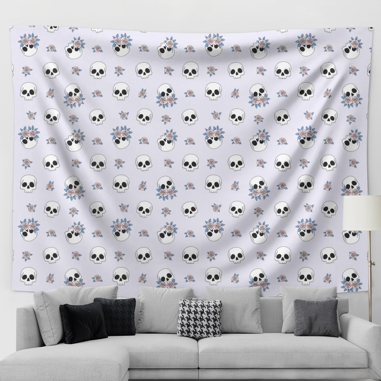 90x70 Inch Rectangle Wall Tapestry for Indoor & Outdoor, Living Room ...