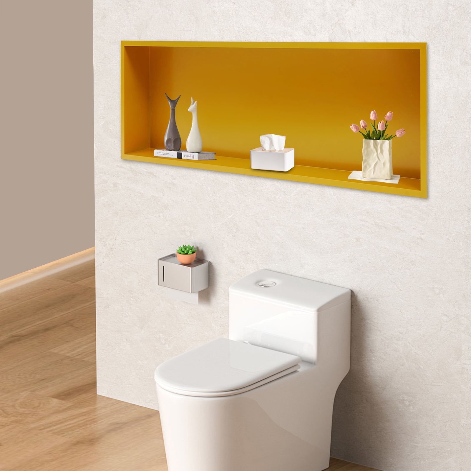 91.4*30.5cm 4000K Warm Yellow Shower Niche LED Light Wall Niche with 16 ...