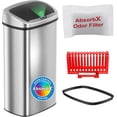 91 Liter / 24 Gallon Sensor 2.0 Kitchen Trash Can with Lid, Commercial ...