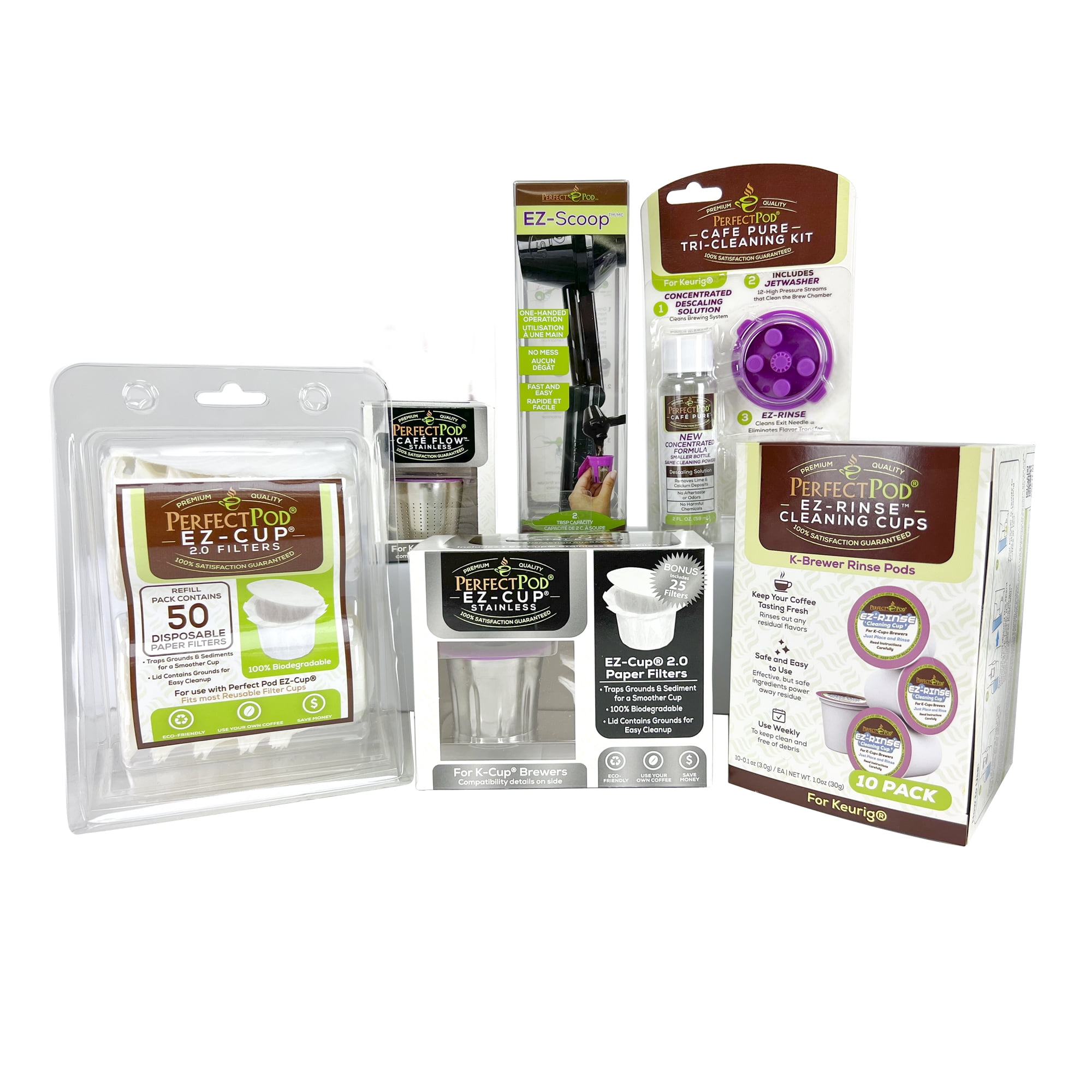 91 Pc Perfect Pod Essentials Stainless Steel Keurig® Coffee Maker K-Cup ...