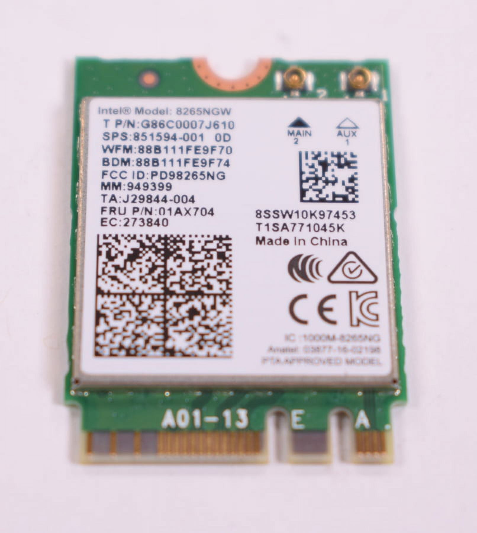 910264-856 Hp Wireless Card 15-BL112DX 15-BL152NR - Walmart.com