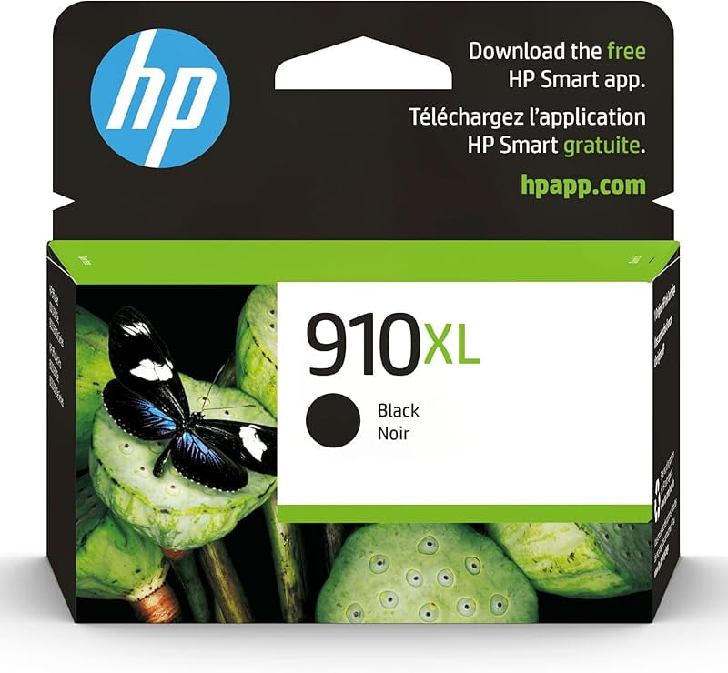 910XL Black High-yield Ink Cartridge for HP Printers | Works with ...
