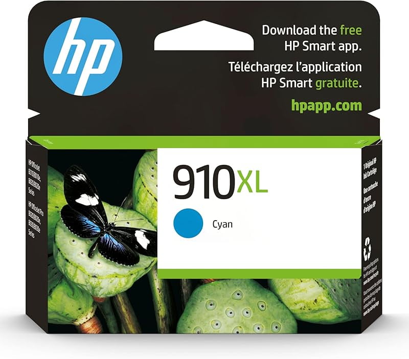 910XL Black High-yield Ink Cartridge for HP Printers | Works with ...
