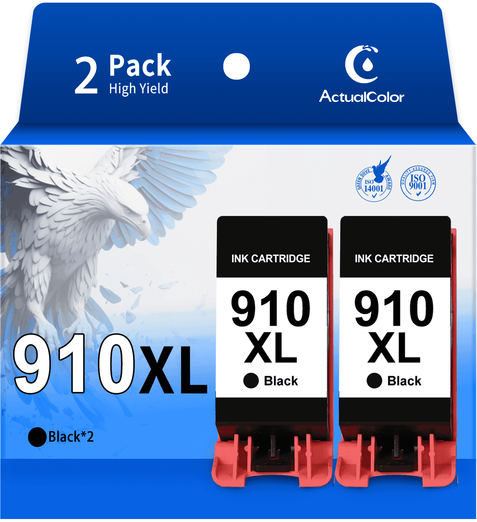 910XL Black Ink Cartridge Compatible for HP 910 Black ink Cartridge for ...