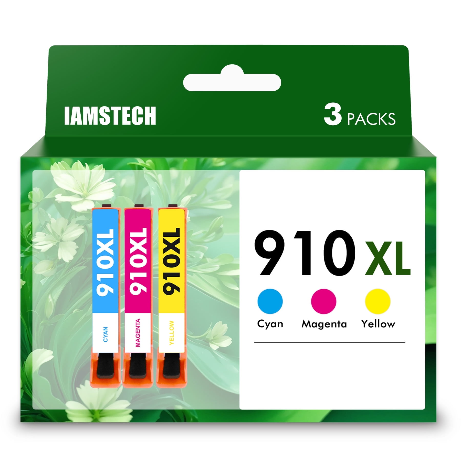 910XL Ink Cartridge Compatible for HP 910 Color Combo for HP OfficeJet ...