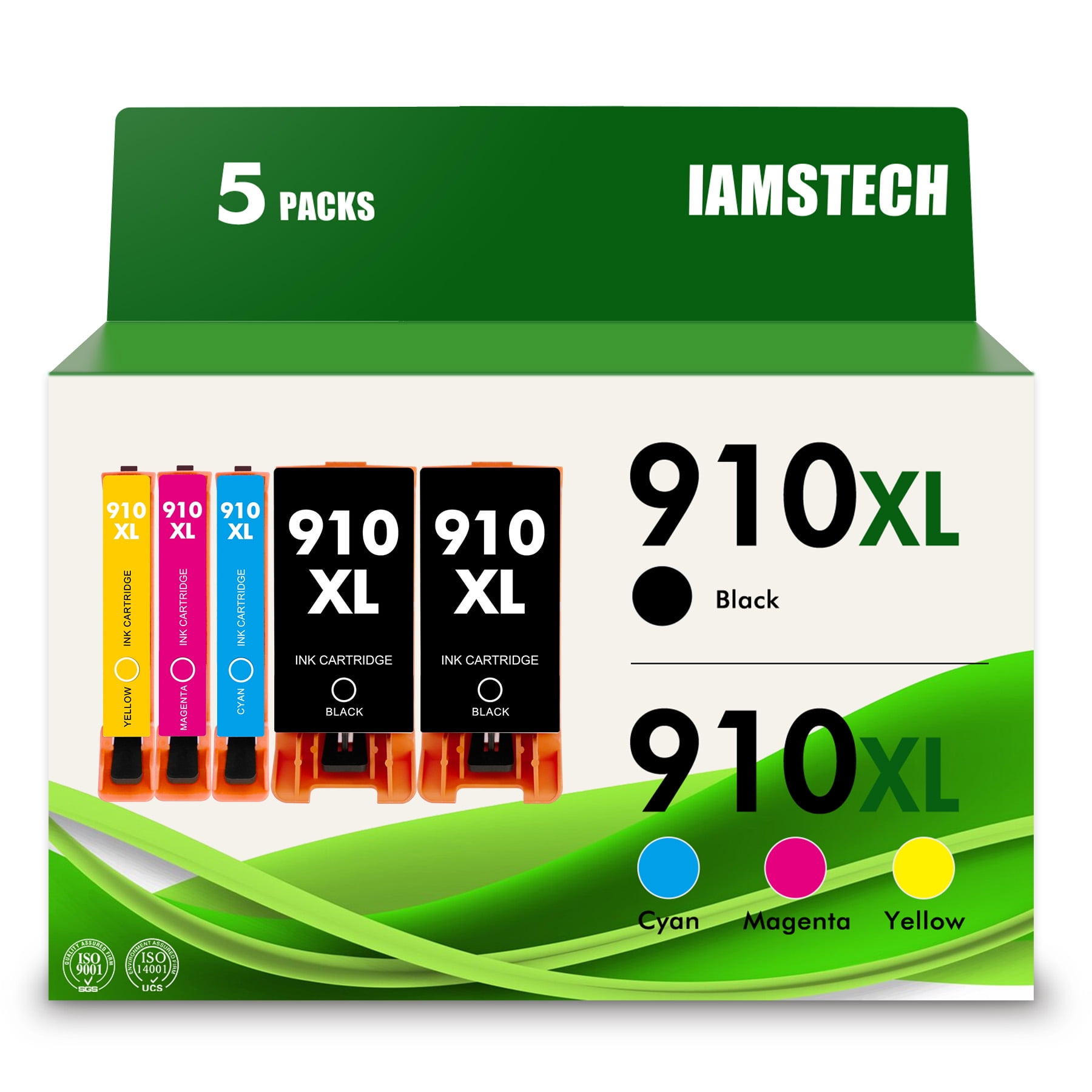 910XL Ink Cartridge High Yield Compatible for HP 910 Combo for ...