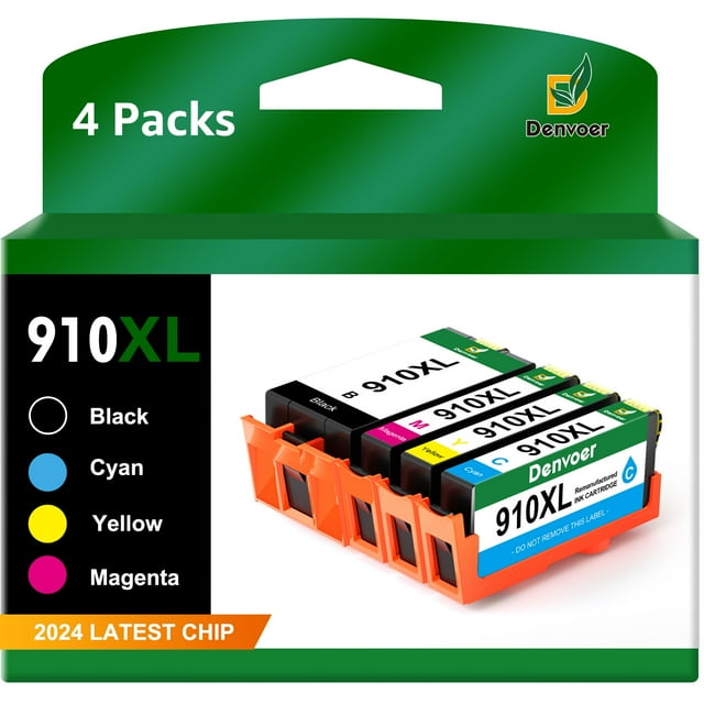 910XL Ink Cartridges Replacement for HP 910XL Ink Cartridges Combo Pack ...
