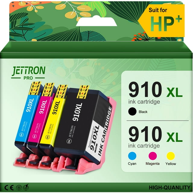 910XL Ink for HP 910 910XL Ink Cartridges Combo Pack Work for OfficeJet ...