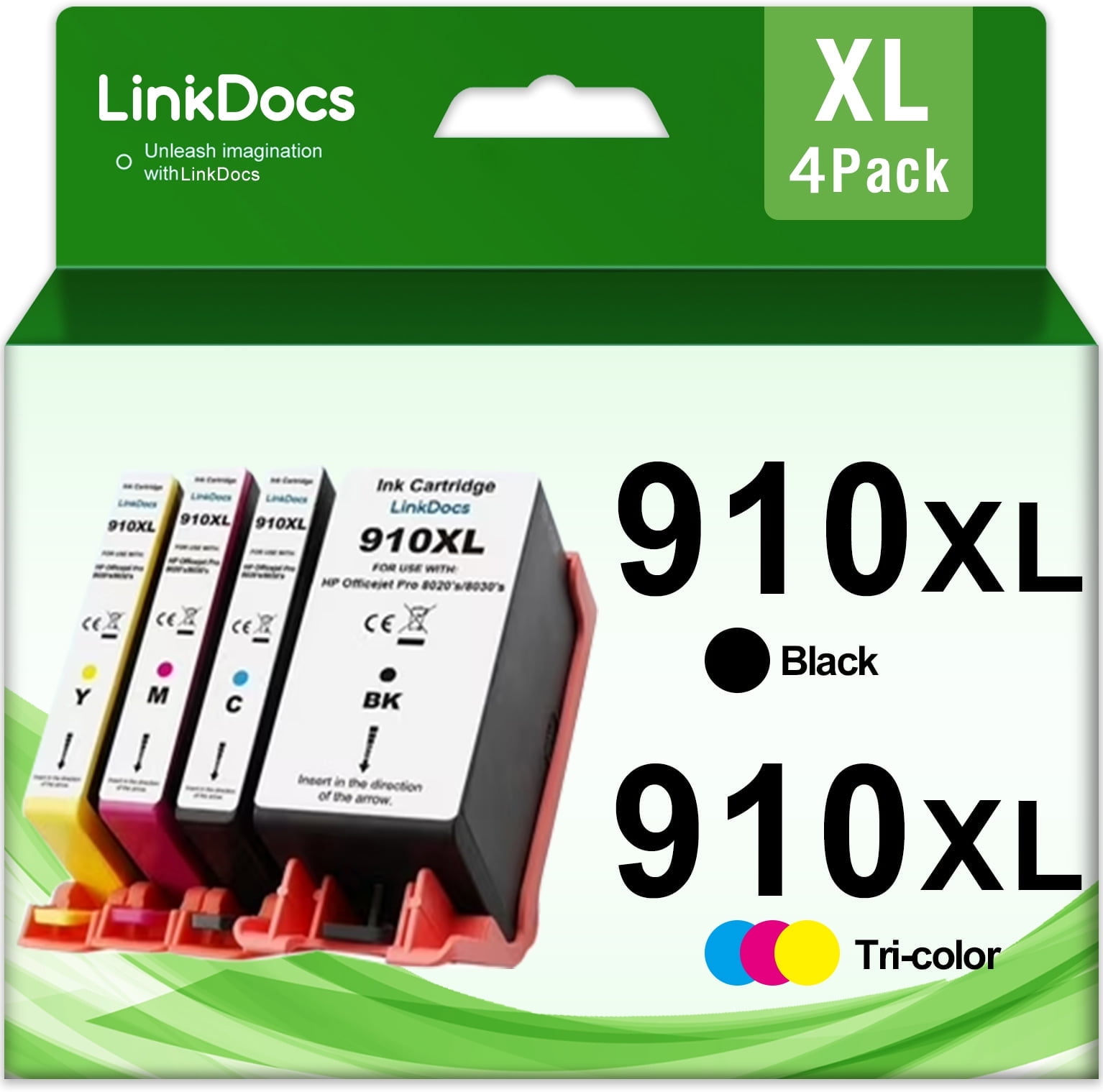 910XL Compatible for HP 910 Ink Cartridges Combo Pack used with ...
