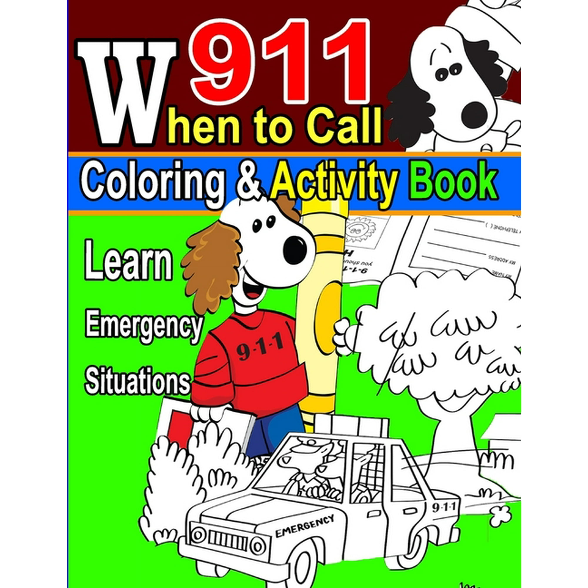911 Phone Coloring Pages