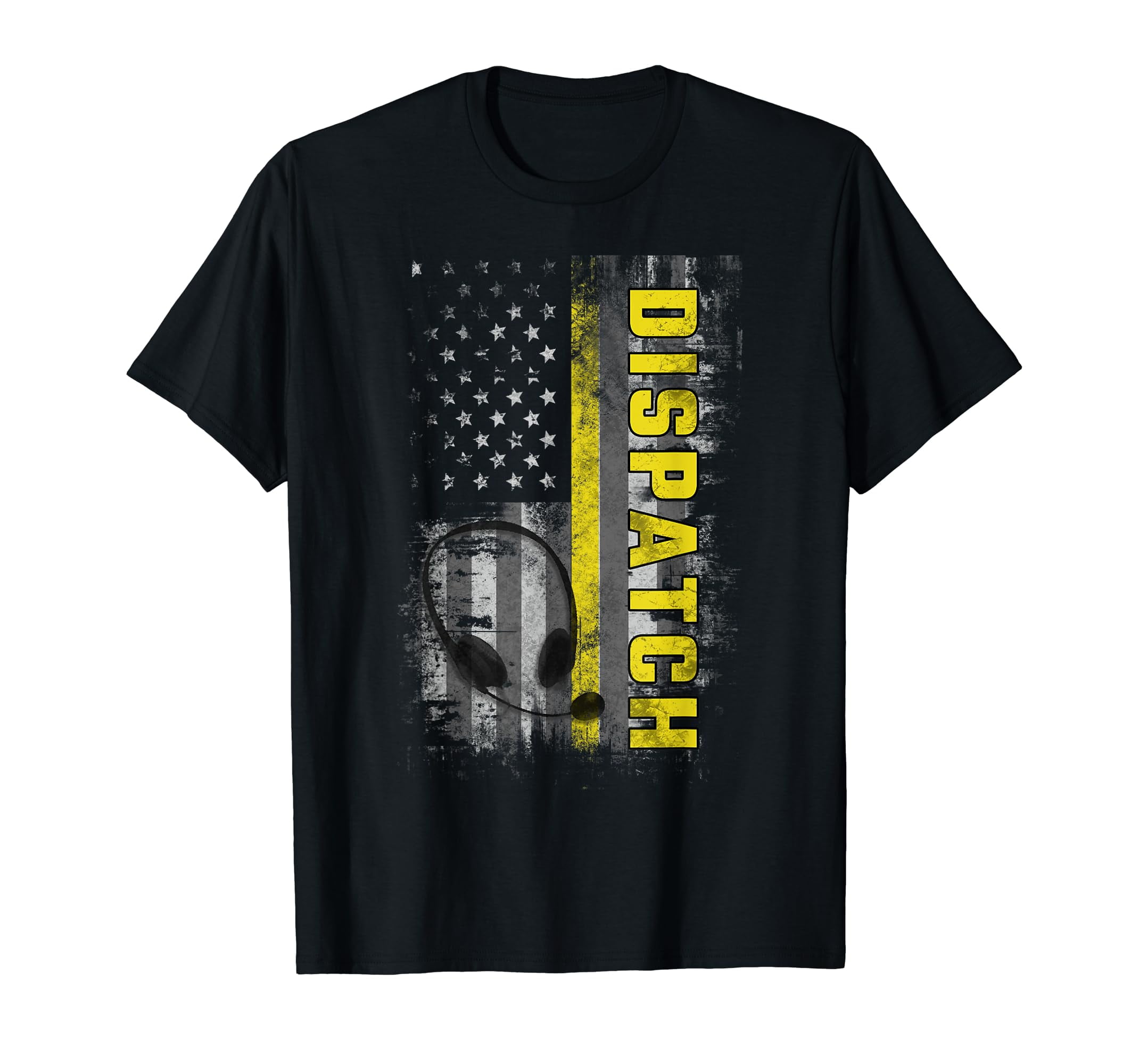 911 Dispatch Operators First Responder Dispatcher USA Flag T-Shirt ...