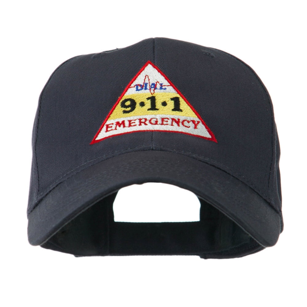 911 Emergency Logo Embroidery Cap - Navy OSFM - Walmart.com