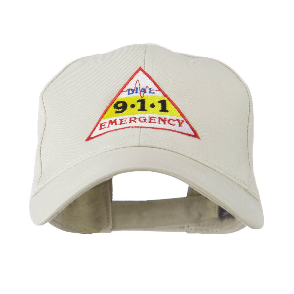 911 Emergency Logo Embroidery Cap - Stone OSFM - Walmart.com