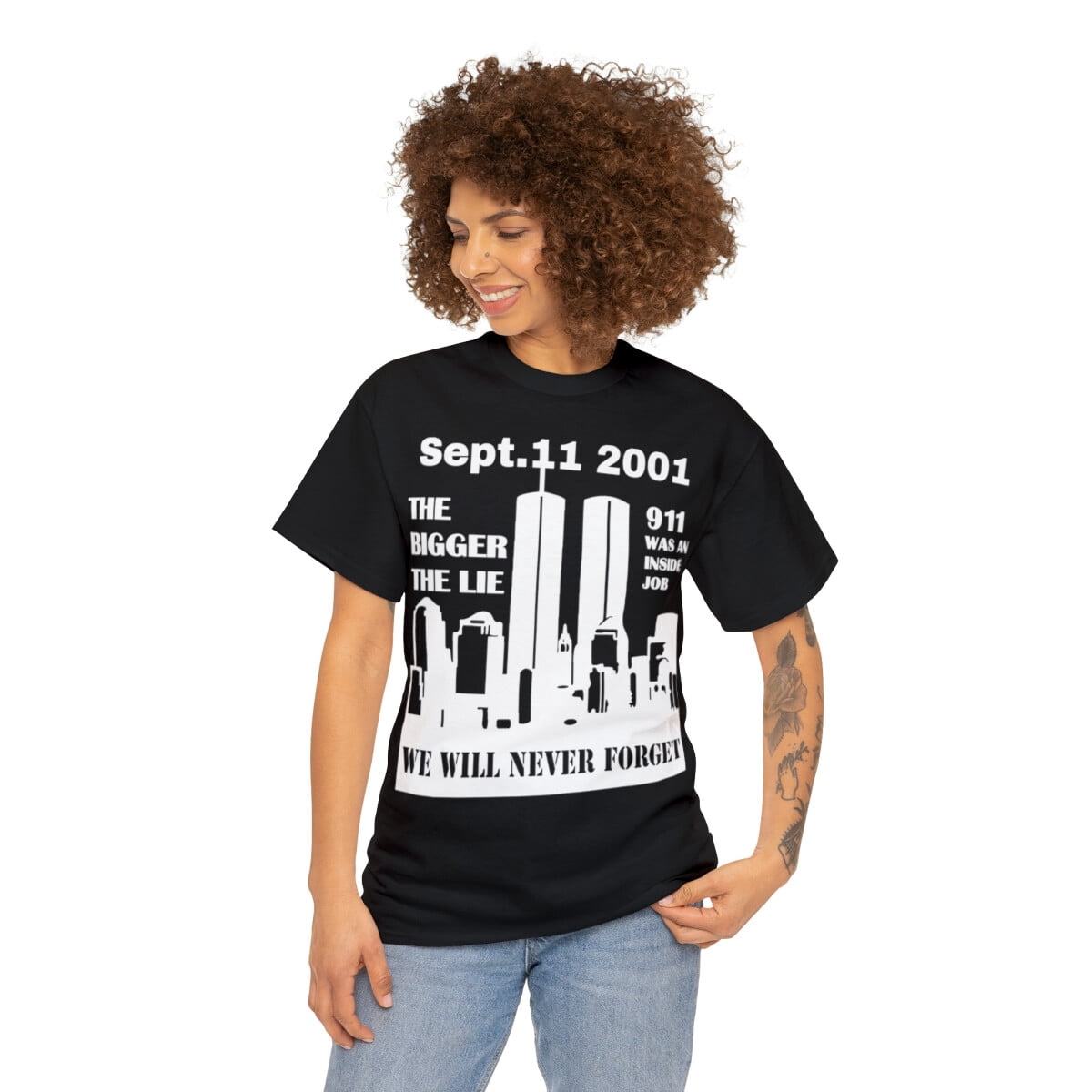 911 It Was An Inside Job Never Forget 2 Unisex Short Sleeve Tee ...