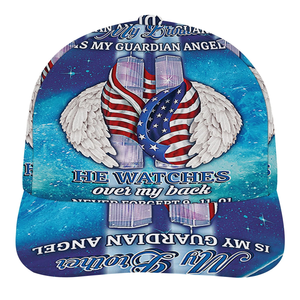 911 Never forget My Brother Is My Guardian Angel baseball cap hat ...