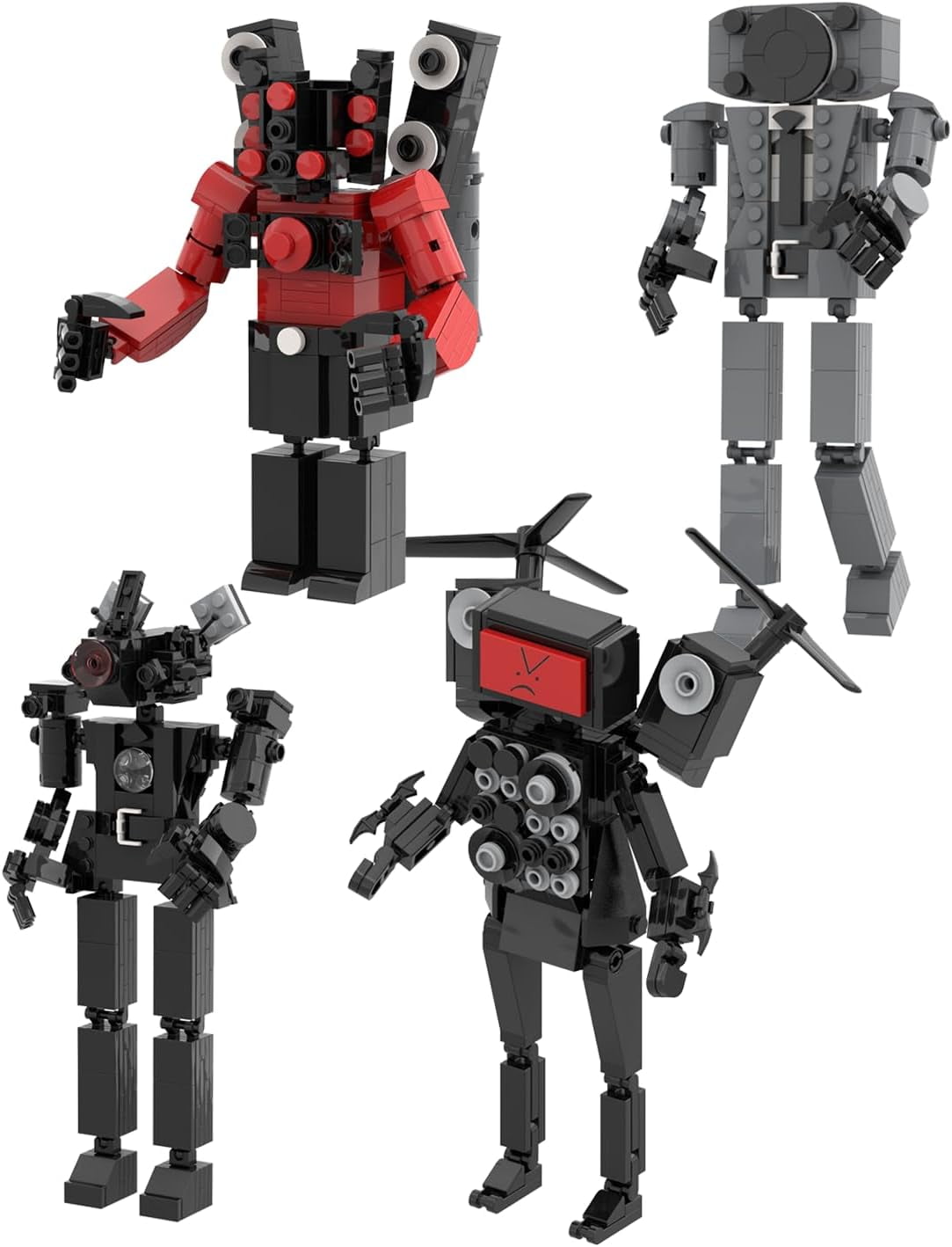 911 PCS Toilet Game Action Figure Building Blocks Set,Toilet Toys ...