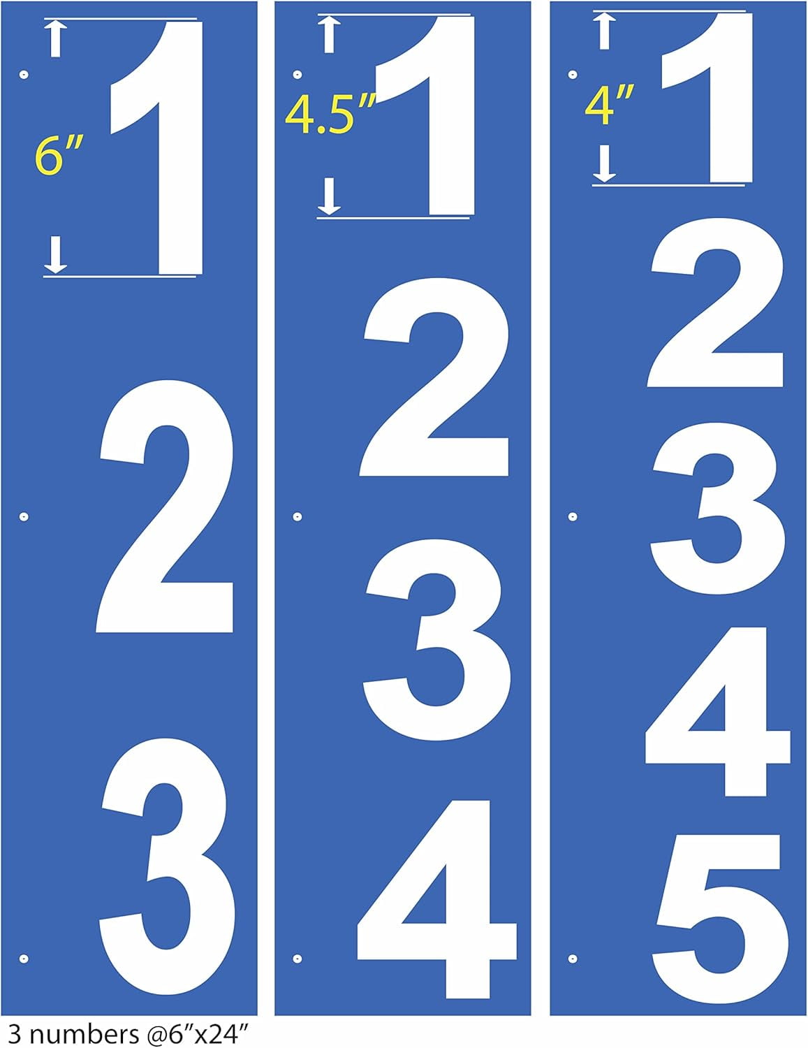 911 Reflective Address Sign (ONLY ONE SIDE) - very highly visible in ...