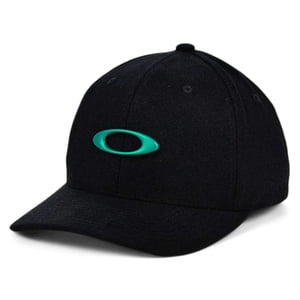 Oakley Tin Can Premium Flex Stretch-Fitted Cap Black/Te | B2B Liquidation