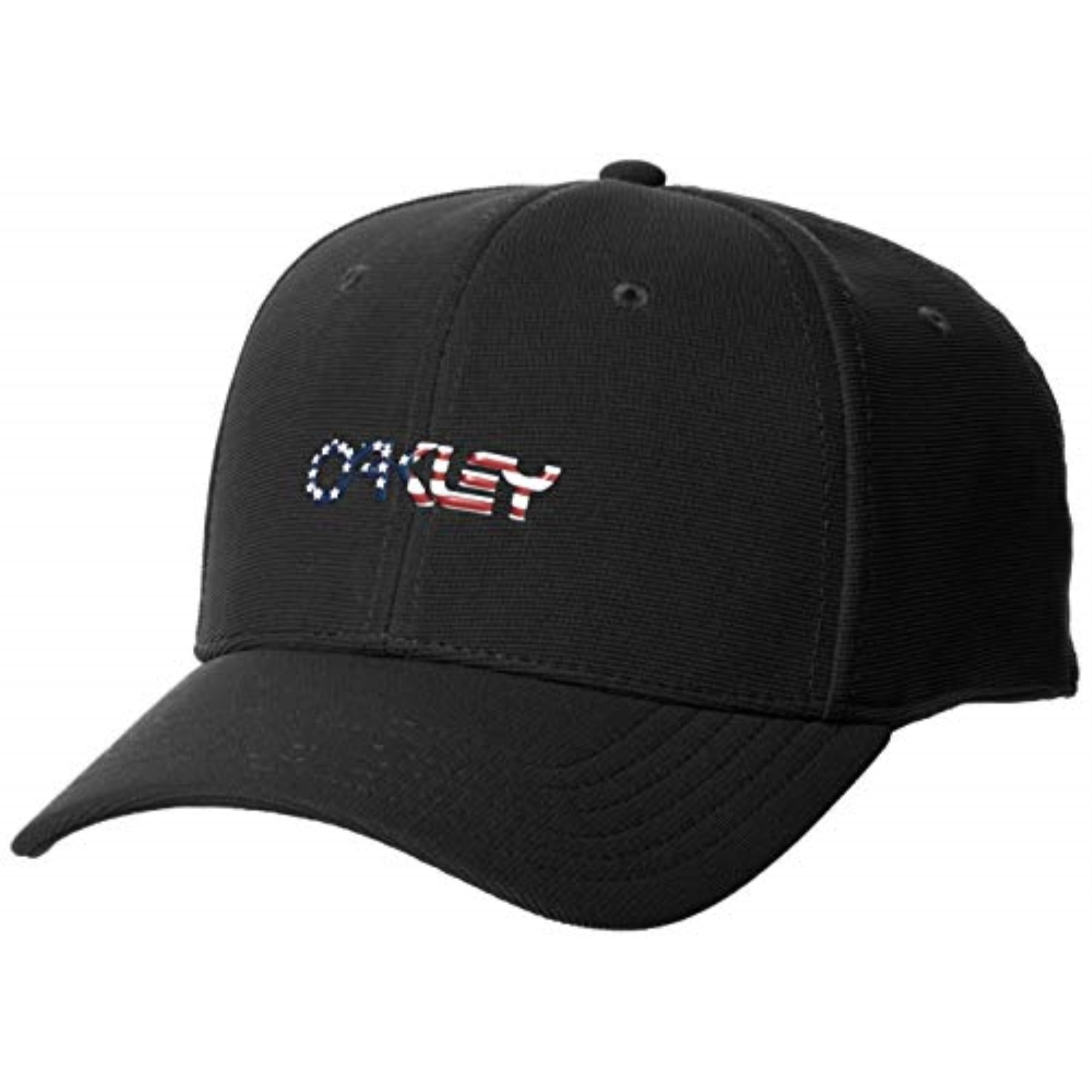 [912209-01V] Mens Oakley 6 Panel Stretch Metallic Hat - Walmart.com