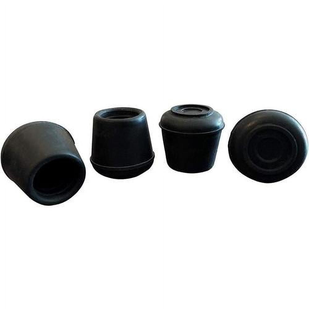9125 5/8-Inch Inside Diameter Rubber Leg Tips, 4-Pack, Black - Walmart.com