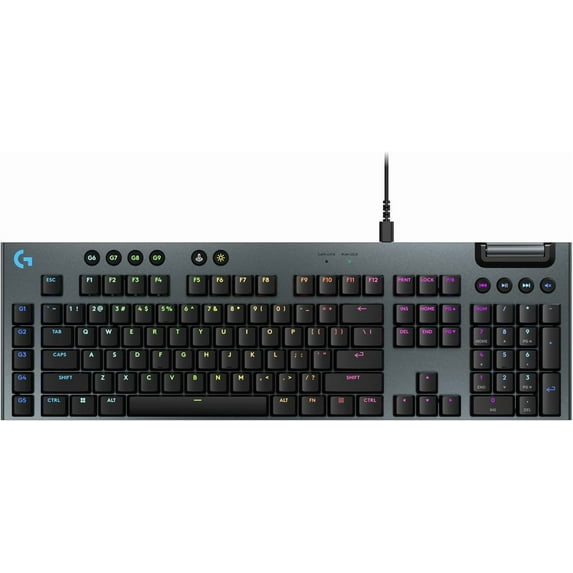 915 X Wired Mechanical Gaming Keyboard, Double-Shot PBT Keycaps, Fully ...