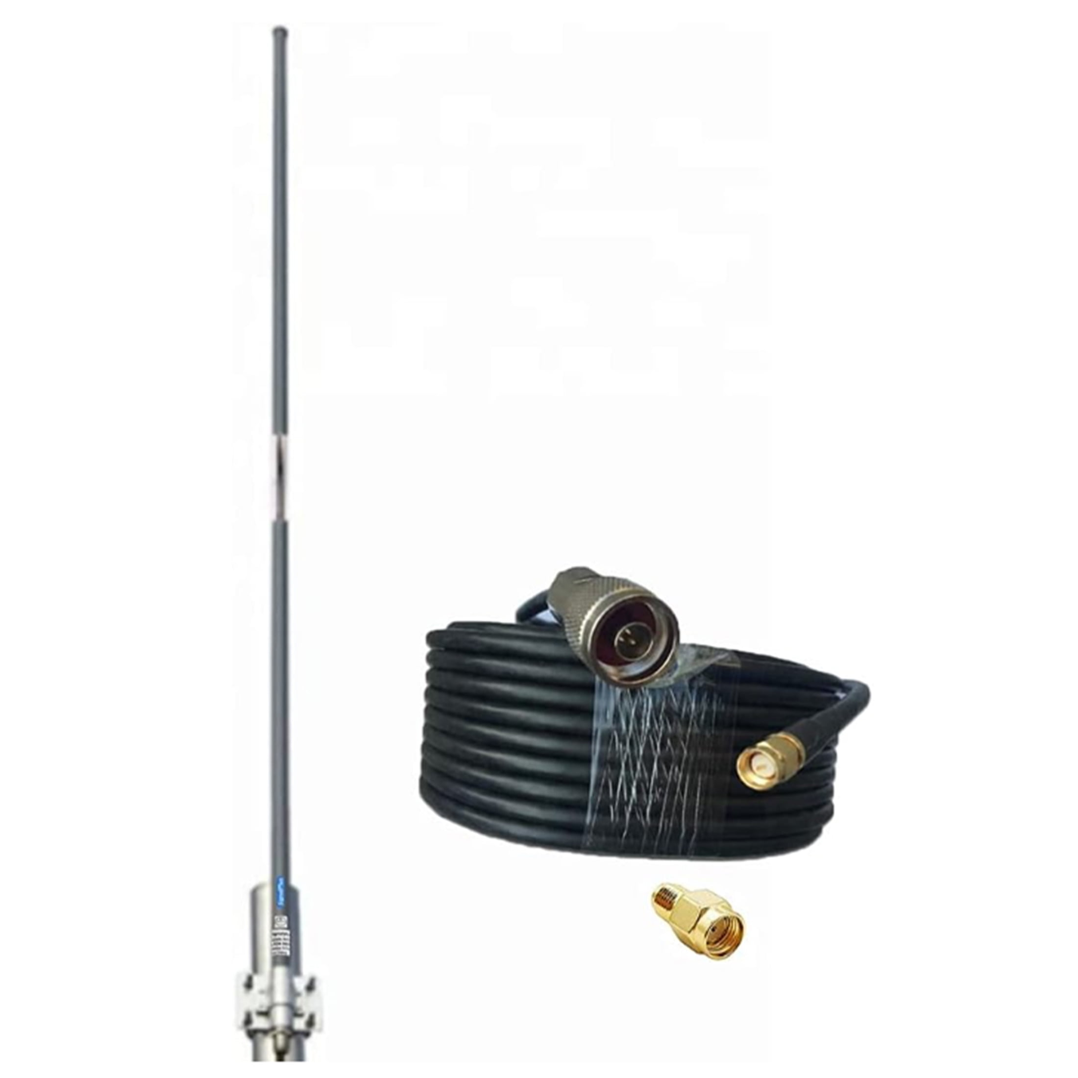15dBi 915MHz LoRa Antenna Kit - 86" Long Range Antenna with 32.8ft RG58 ...