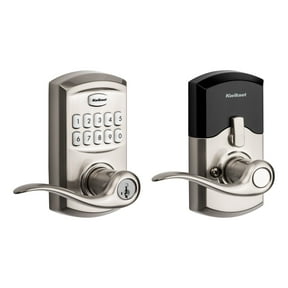 Kwikset - Powerbolt 250 - Satin Nickel Deadbolt with 10-Button Keypad ...
