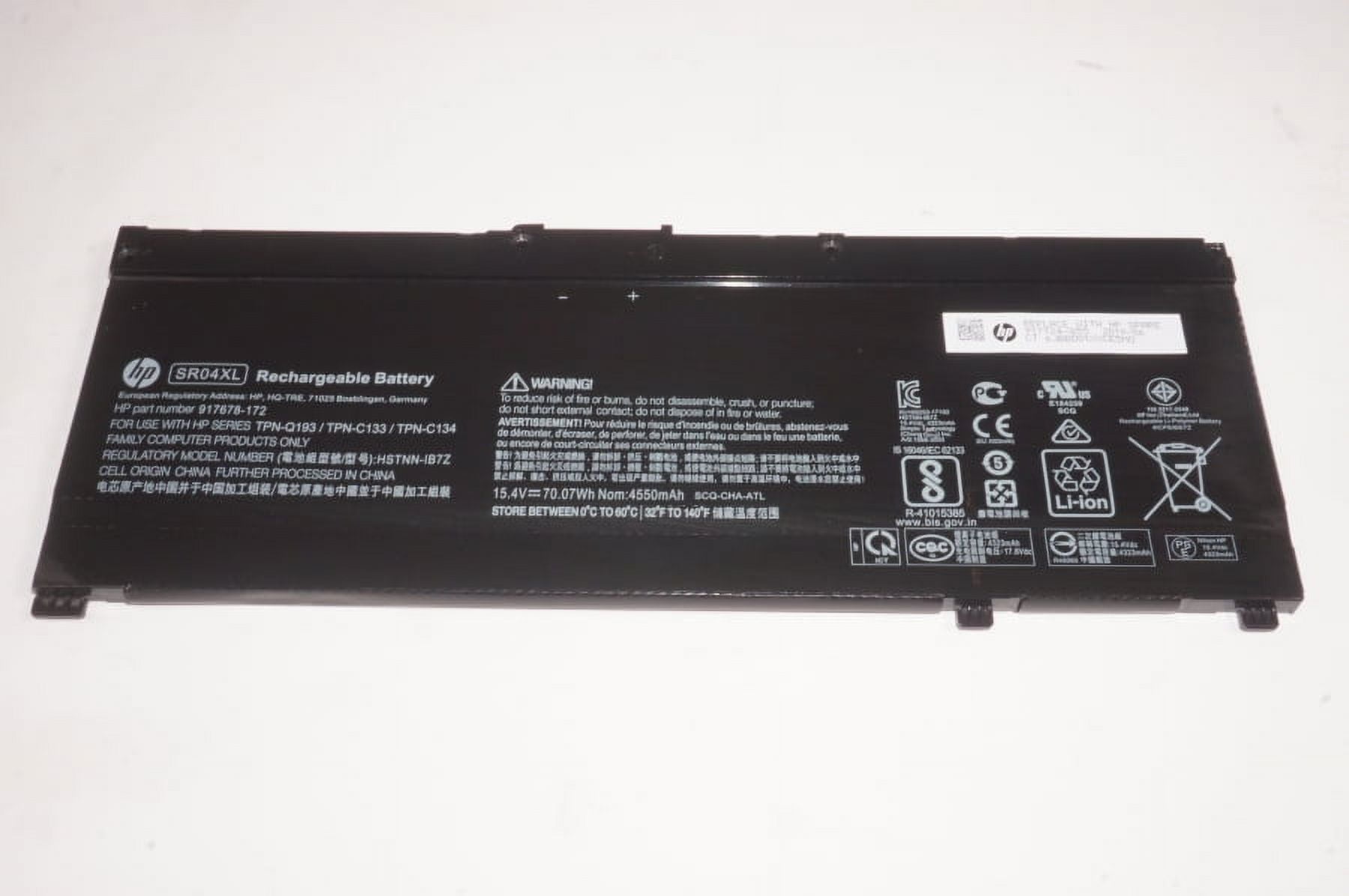 917724-855 Hp 70.07wh 4550Mah 15.4V Battery 17-CB0090NR 15-CB045WM 15 ...