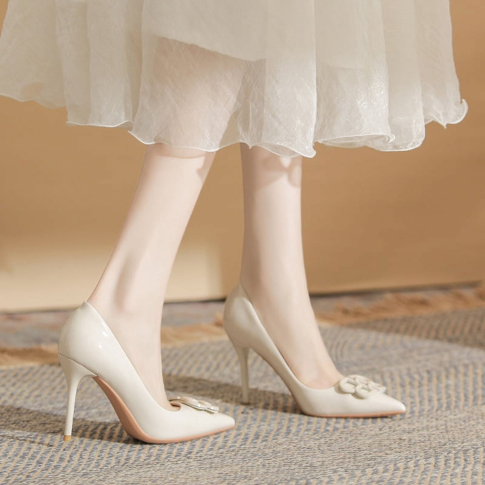 918-9B Pointed High Heel Shoes Women's Stiletto Heel 2024 Summer New ...