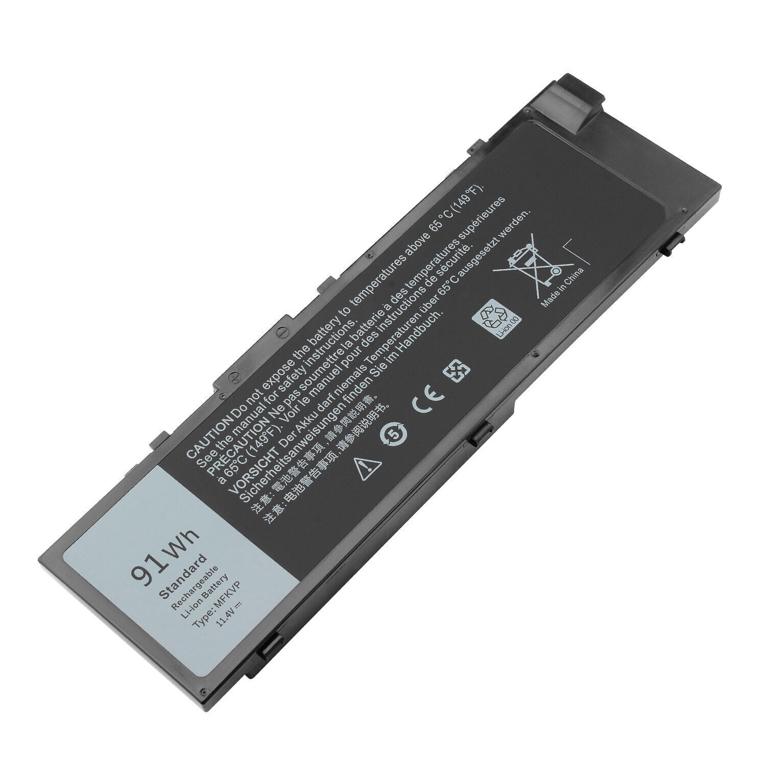 91Wh Type MFKVP Battery For Dell Precision 15(7510) 17(7710) TWCPG ...