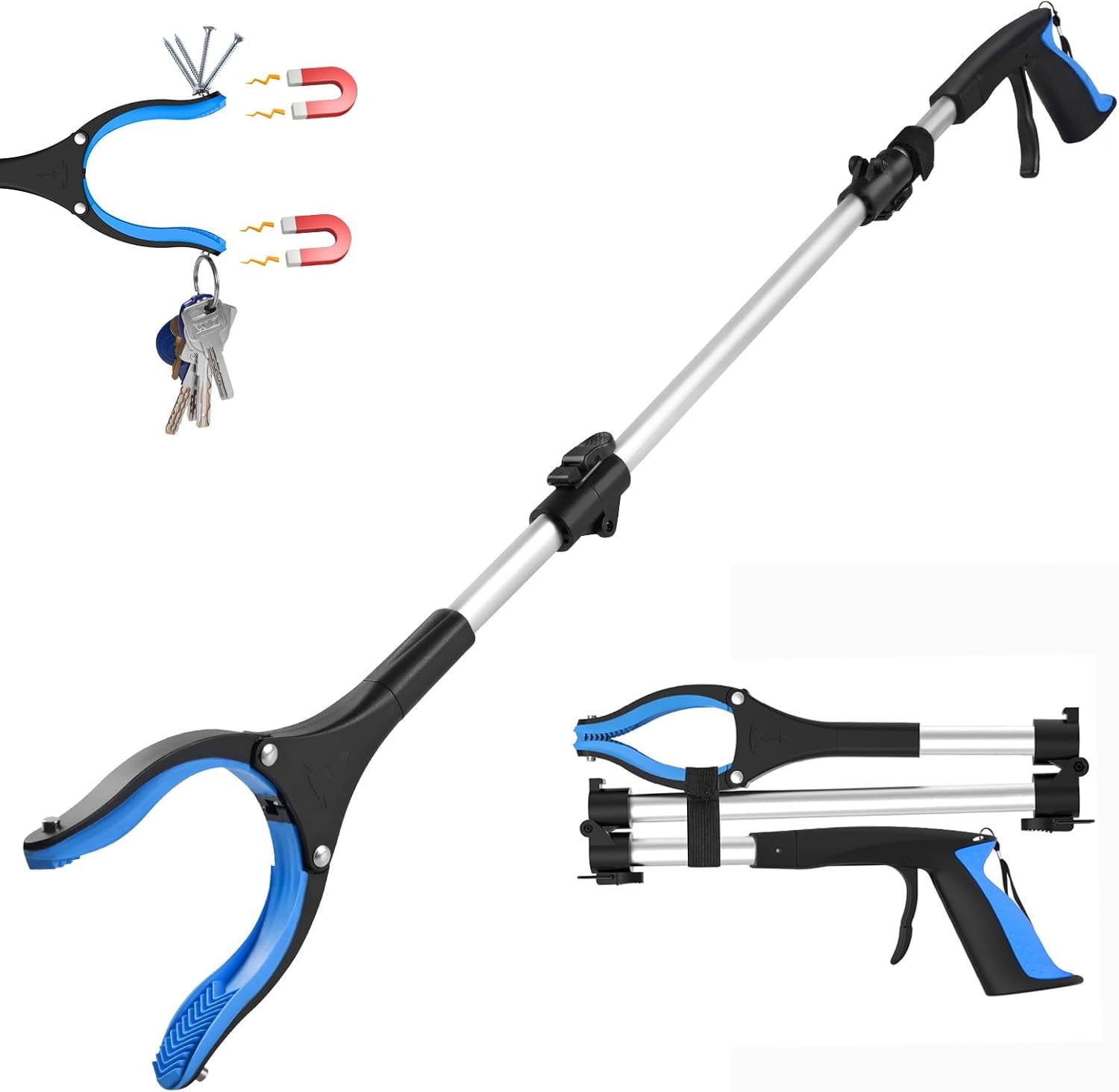 91cm/36" Litter Pickers Grabber Stick, Helping Hand Grabber for Adults ...