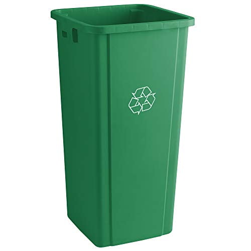 92 Qt. / 23 Gallon / 87 Liters Green Square Recycle Bin.Kitchen Waste ...