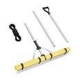 92 in. Aluminum Floating Weed Lake Rake 36 in. Aquatic Pond Weed Cutter ...