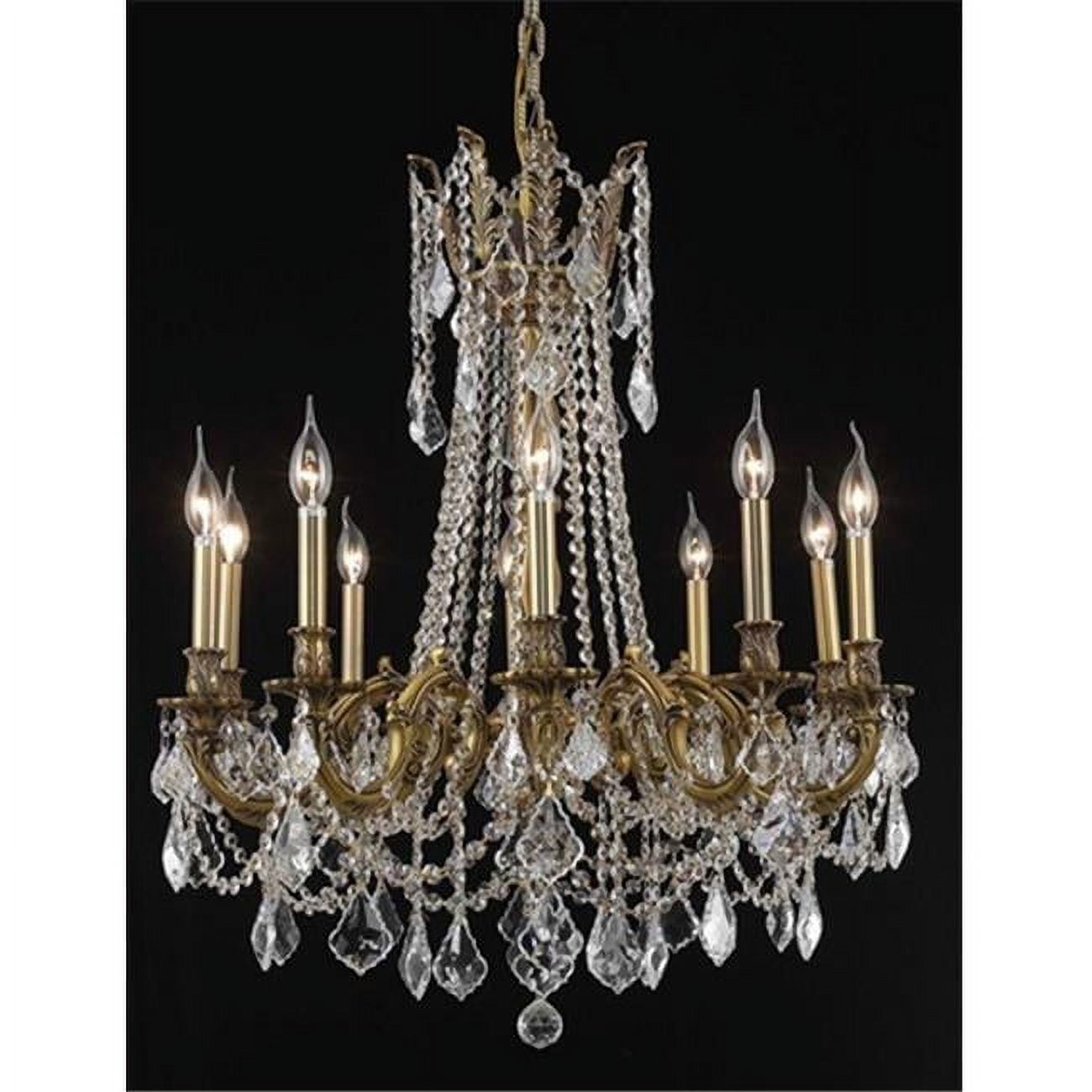 9210D28FG-RC 28 Dia. x 31 H in. Rosalia Collection Hanging Fixture ...