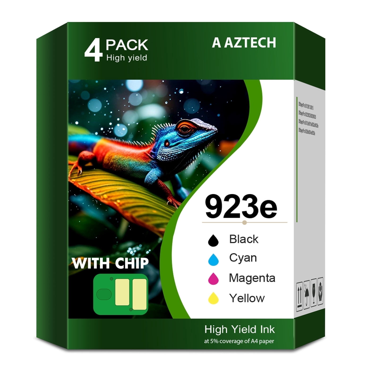 923 Ink Cartridges (With Chip) Compatible for HP 923 923E 923XL ...