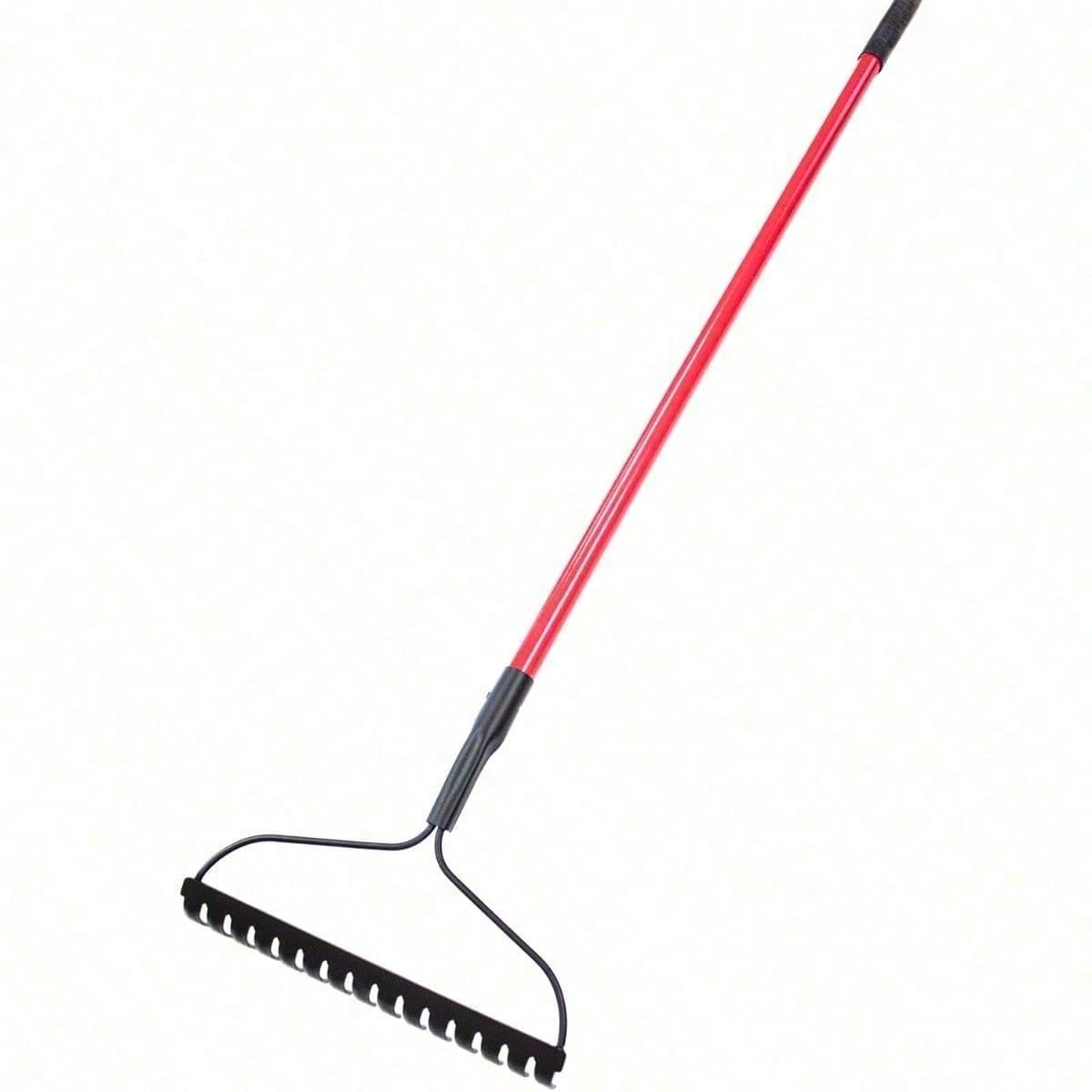92309 12-Gauge 16-Inch Bow Rake with Fiberglass Handle and 16 Steel ...