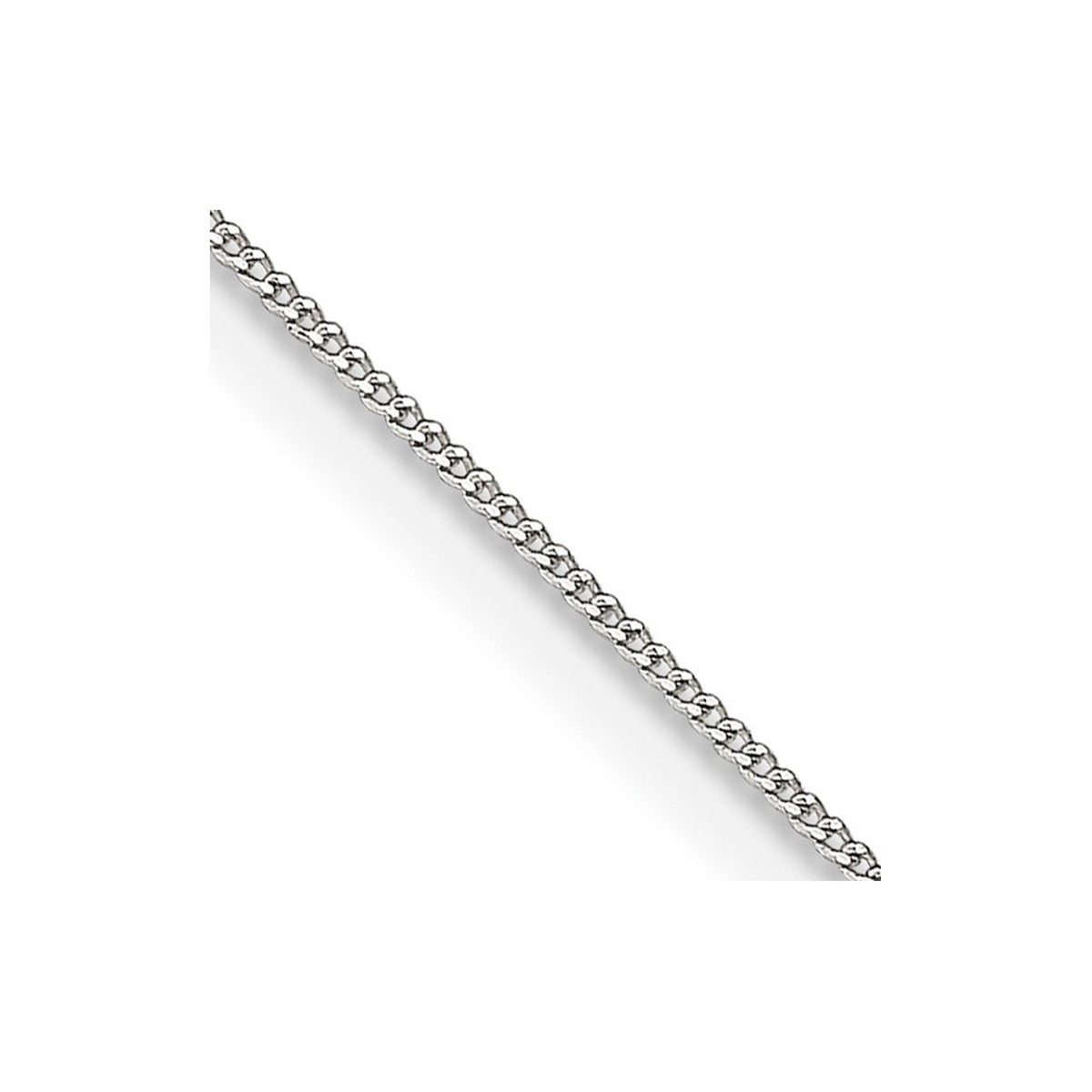 925 Sterling Silver 0.5mm Fine Curb Chain Necklace 30 Inch - Chain ...
