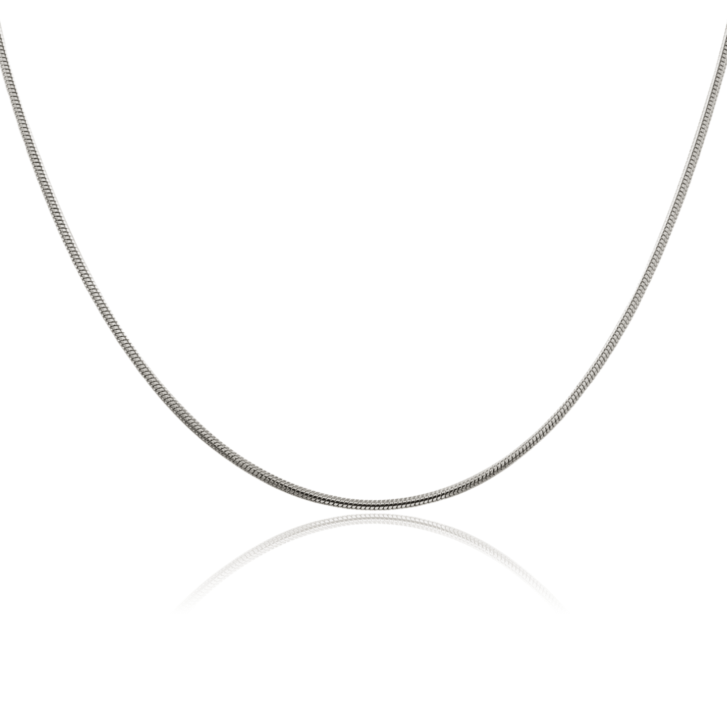 925 Sterling Silver 1.5mm Cubetto Omega Snake Chain Herringbone ...