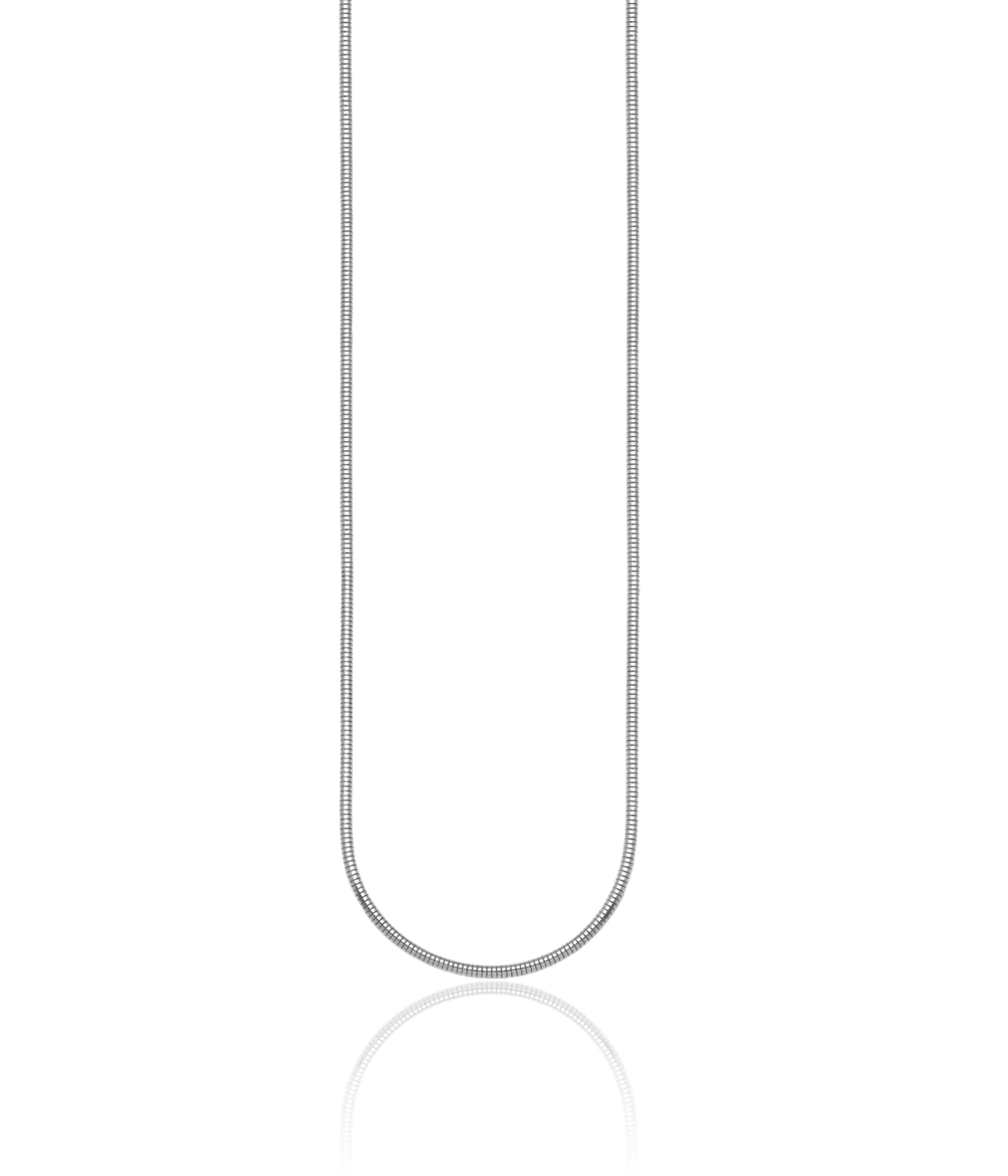 925 Sterling Silver 1.6mm Cubetto Omega Snake Chain Herringbone ...
