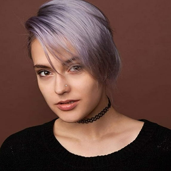 925 Sterling Silver 14K White Gold Plated Nose Stud with 3mm Round Cut ...