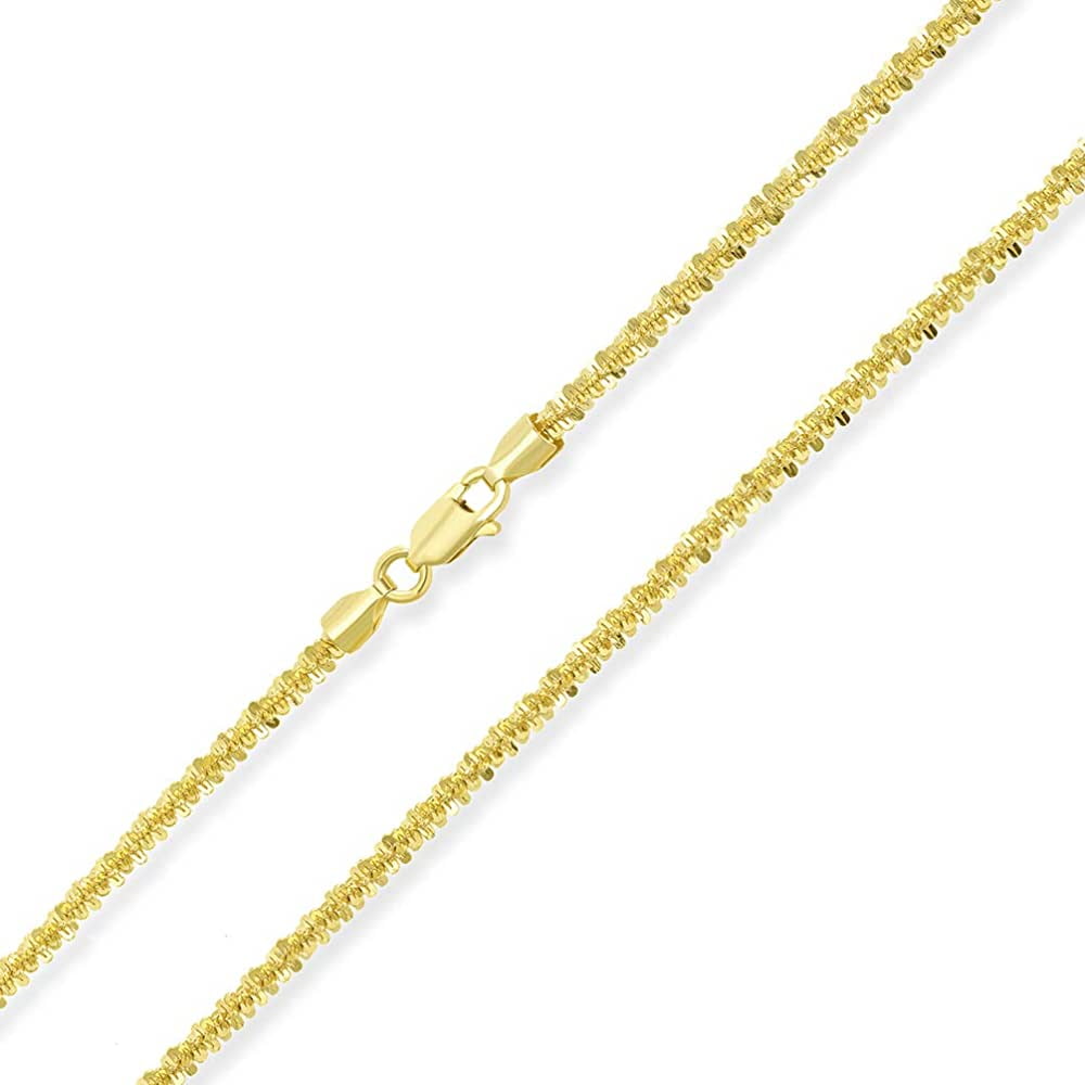 925 Sterling Silver, 14K Yellow Gold Plated Sparkle Glitter Margarita ...