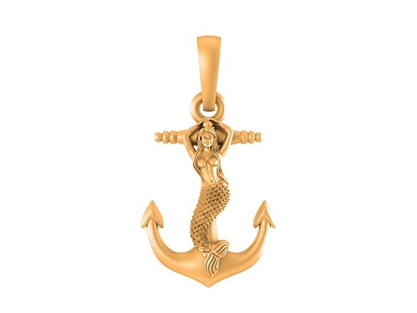 925 Sterling Silver 22k Gold Plated Ambitious and Stylish Mermaid ...