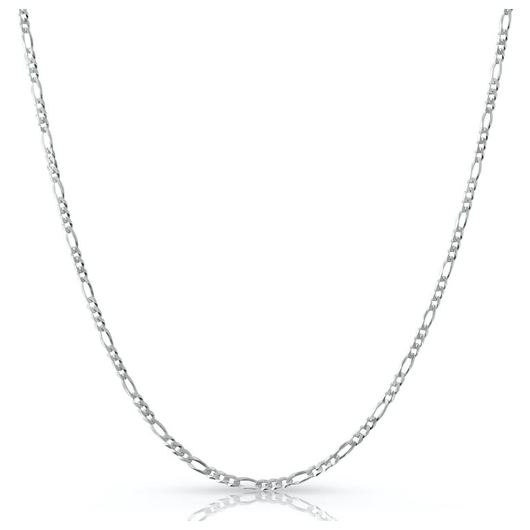 925 italy silver figaro necklace store