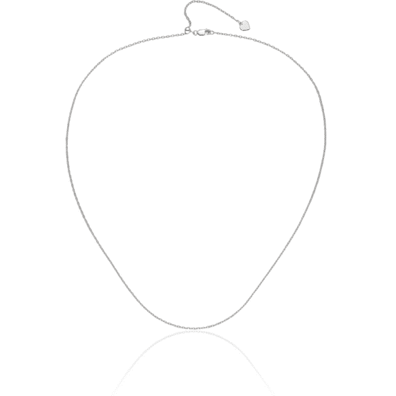 925 Sterling Silver Adjustable 1.4mm Cable Rolo Link Chain Belcher ...